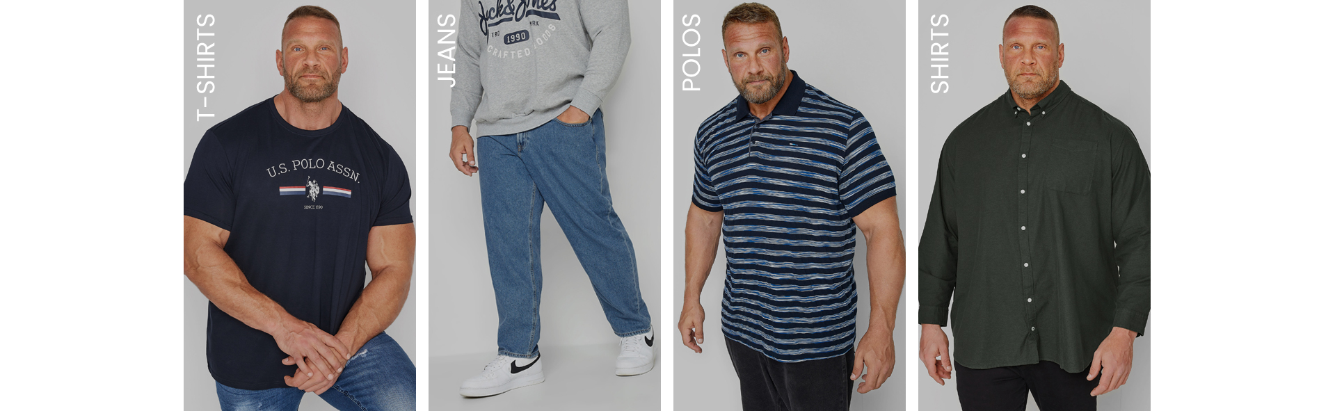 Men's Big and Tall Clothing | L-8XL | BadRhino