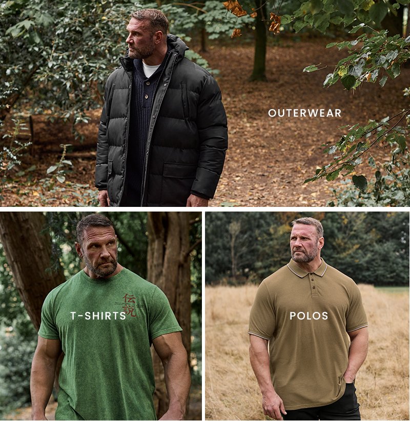 Men's Big and Tall Clothing | L-8XL | BadRhino