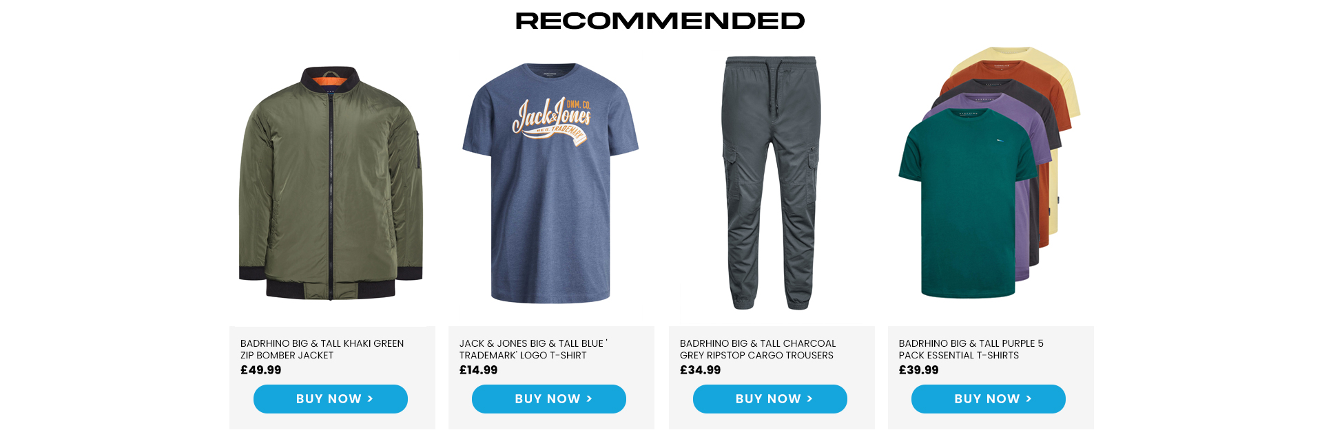 Men's Big and Tall Clothing | L-8XL | BadRhino