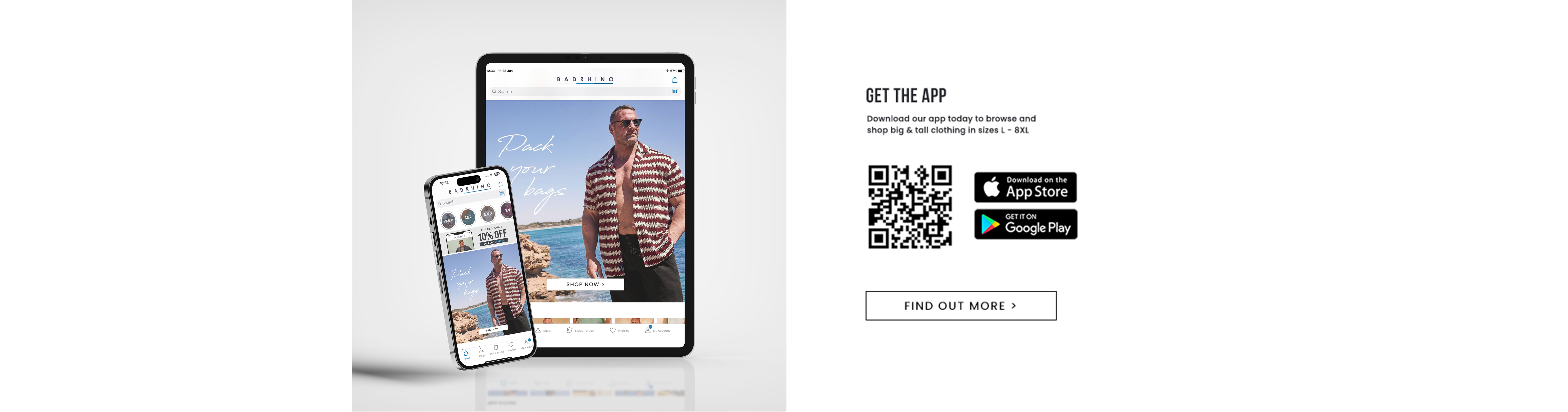 Men's Big and Tall Clothing | L-8XL | BadRhino